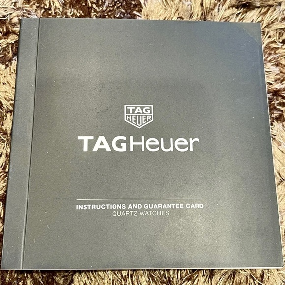 Tag Heuer | Other | New Tag Heuer Quartz Watches Instructions Manual ...